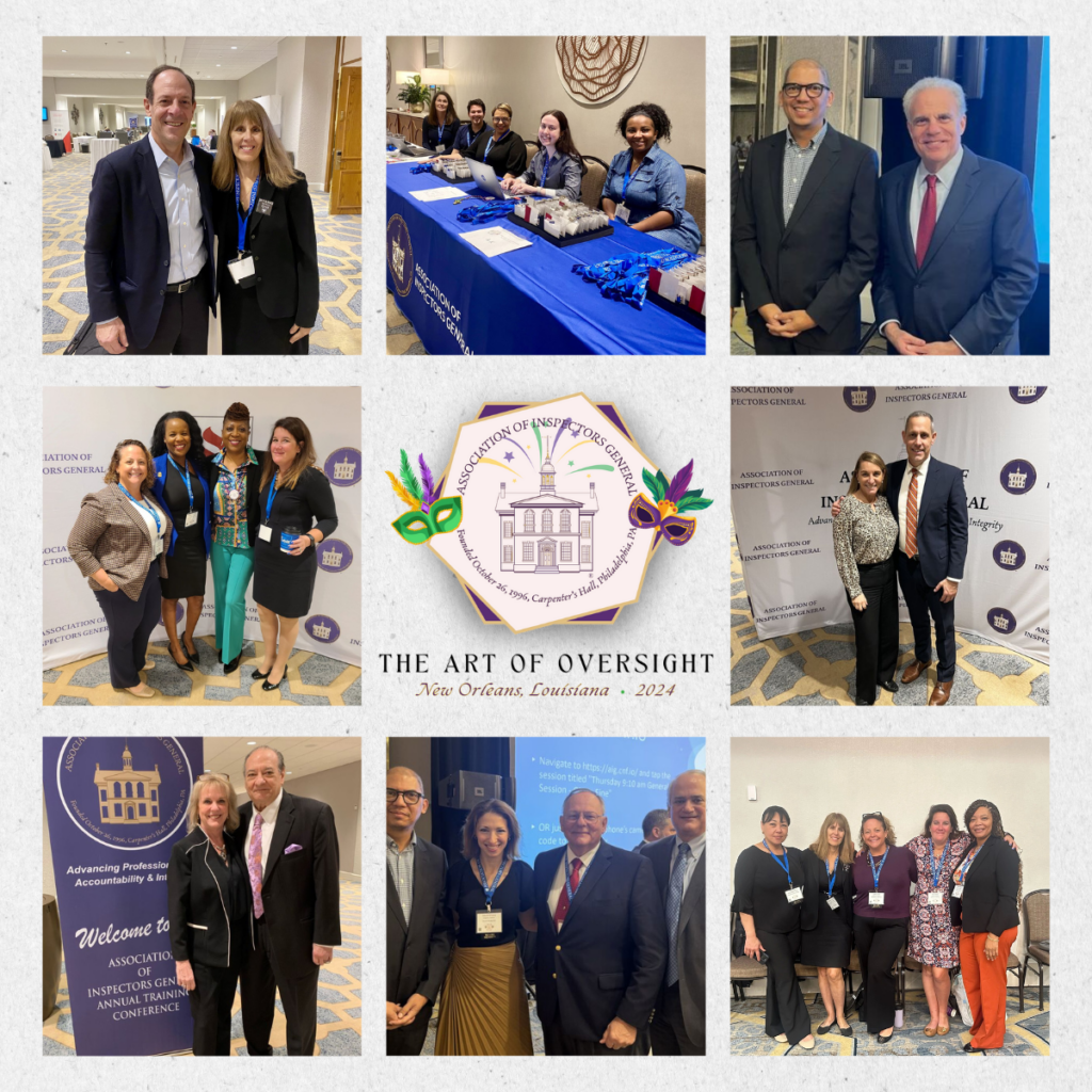 Thank you for joining us - AIG - Association of Inspectors General