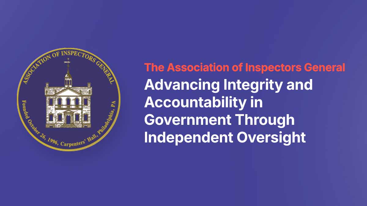Applications Open for the 2026 Inspector General Institute in ...