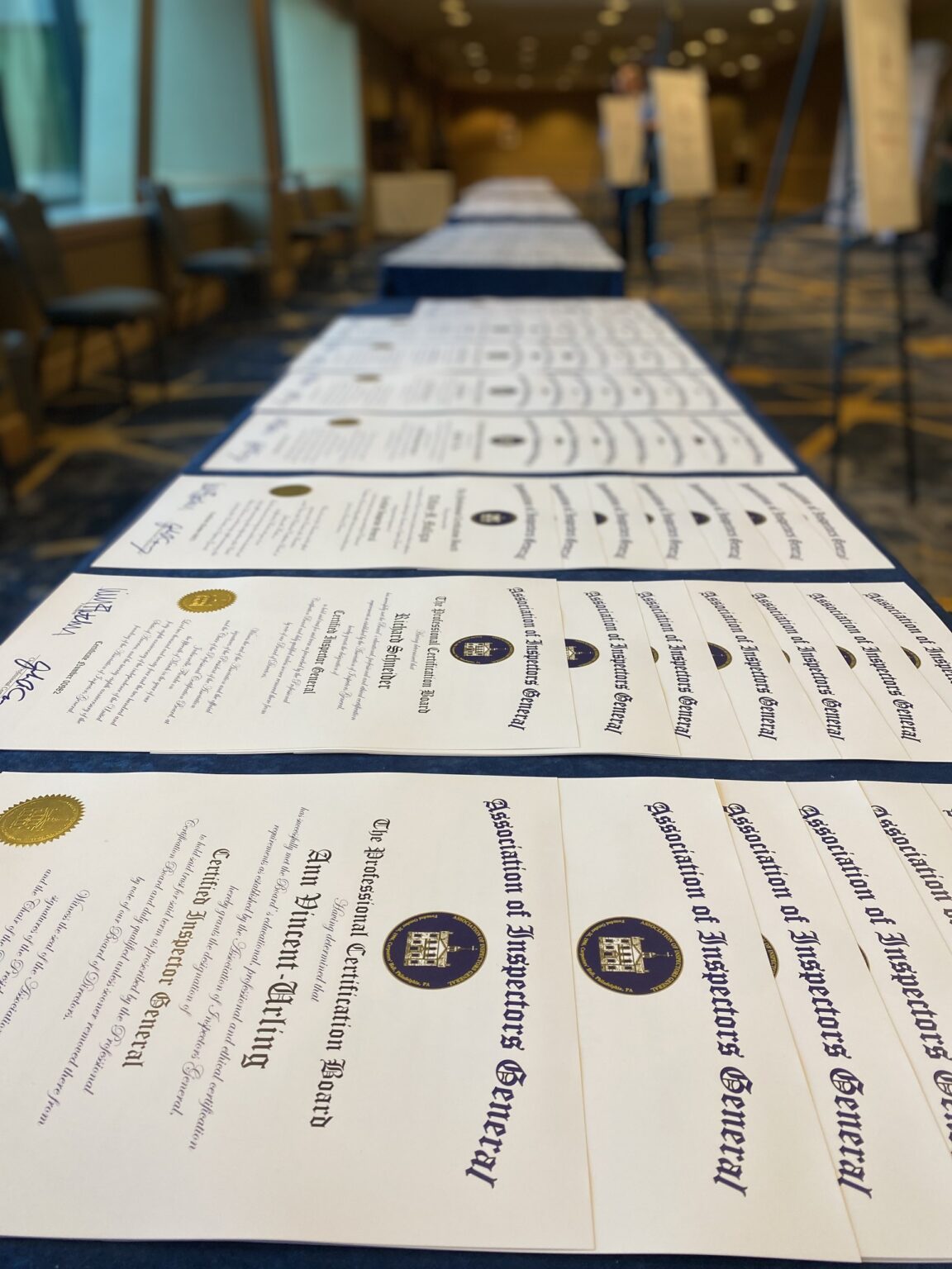 Certification - AIG - Association of Inspectors General